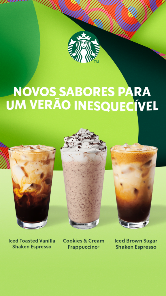 Starbucks Brasil amplia cardápio de verão com bebidas geladas